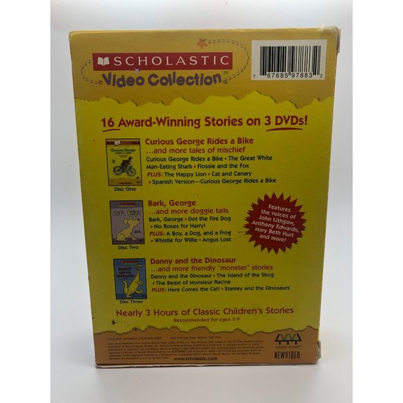 Scholastic | Media | Scholastic Video Collection Curios George 3 Dvd ...